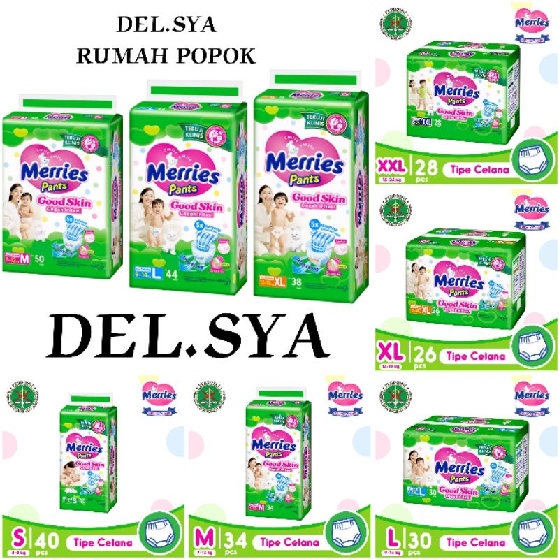 Jual Merries Pants NB S M L XL XXL Popok Celana | Shopee Indonesia