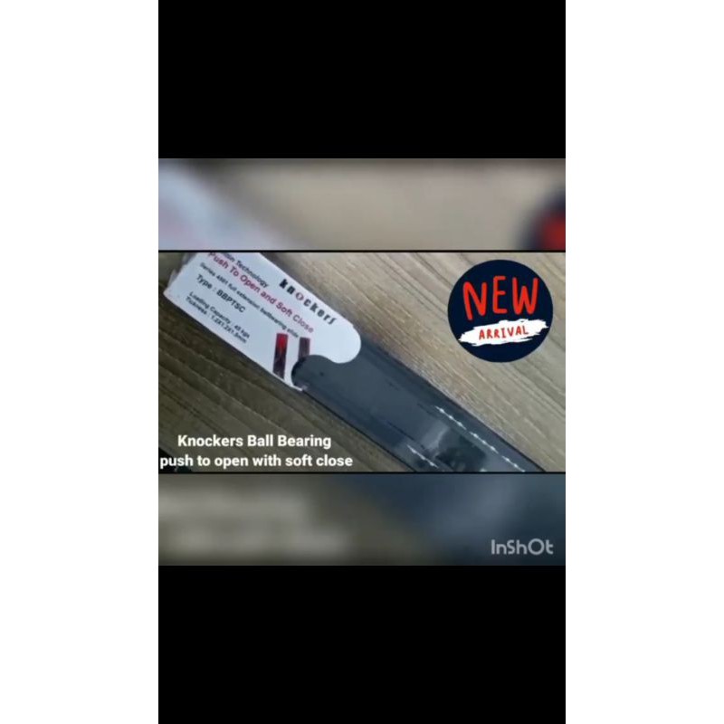 Jual Rel Laci Knockers Double Ball Bering Push Slide Soft Close 30cm ...