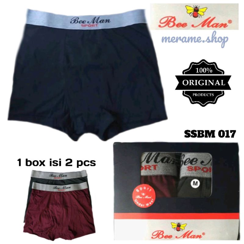 Jual CD BEE MAN Boxer SSBM 017, 1 box isi 2 pcs | Shopee Indonesia