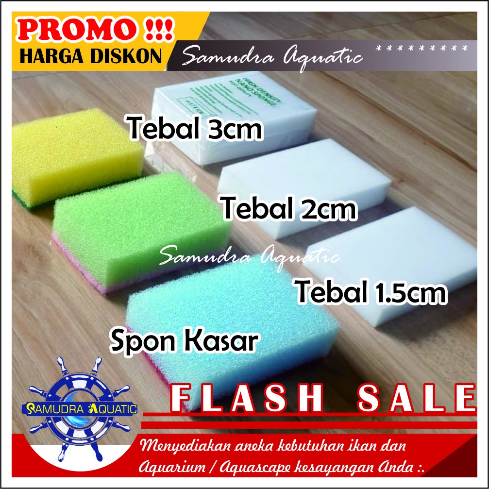 Jual Busa Pembersih Kaca Aquarium Aquascape, Spon Buda Ajaib Magic ...