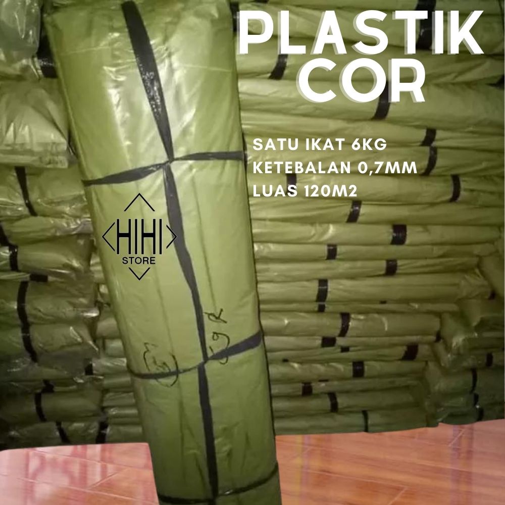 Jual Plastik Cor Hijau Butek Murah - Plastik Cor Lebar 1 Meter Tebal 0 ...