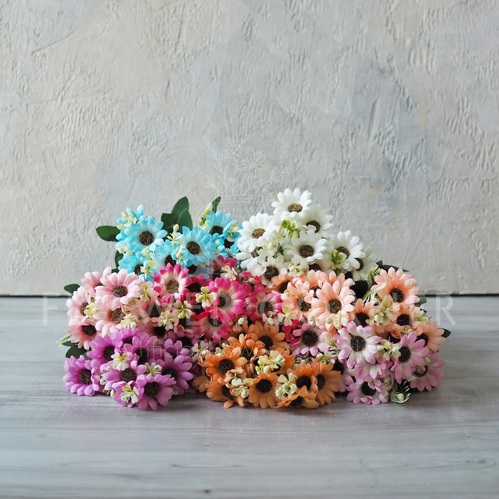 Jual Bunga Artificial Mini Daisy Gerbera Group (B23110) | Shopee Indonesia