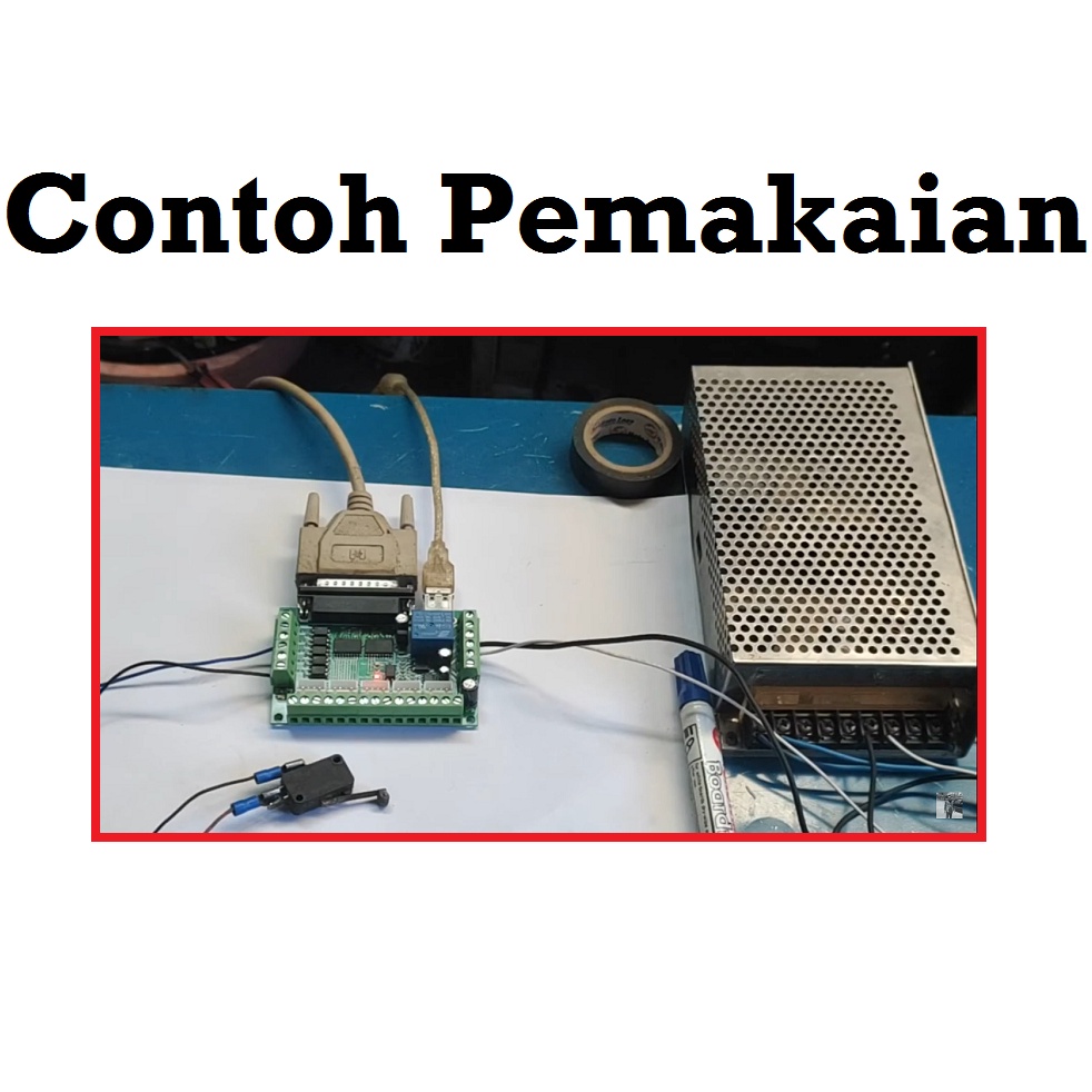 Jual [HAEBOT] BOB Breakout Board Controller CNC Mach3 LPT Pararel 5 ...