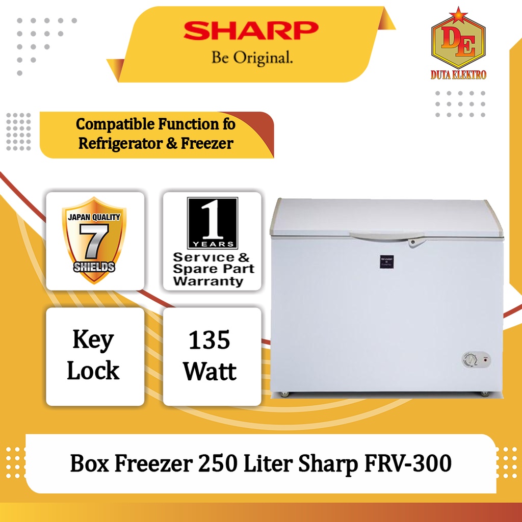 Jual Box Freezer Sharp FRV 300 Chest Freezer 250 Liter | Shopee Indonesia