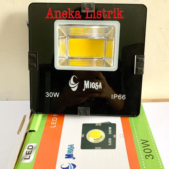 Jual LAMPU SOROT TIPIS MURAH LED 30WATT OUTDOOR TEMBAK MODEL (SMD & COB) IP66 WARNA (PUTIH ...