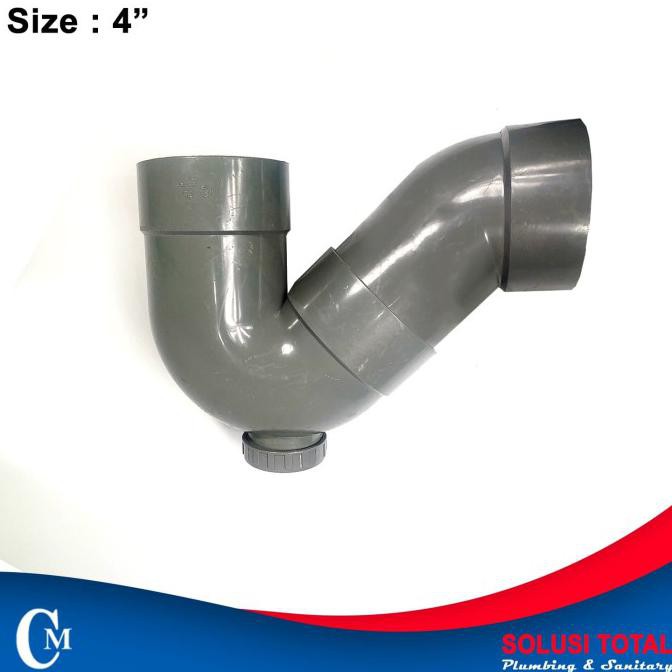 Jual Sambungan Pipa PVC P-Trap 4 " CM P Trap 4 Inch PVC Taiwan | Shopee ...