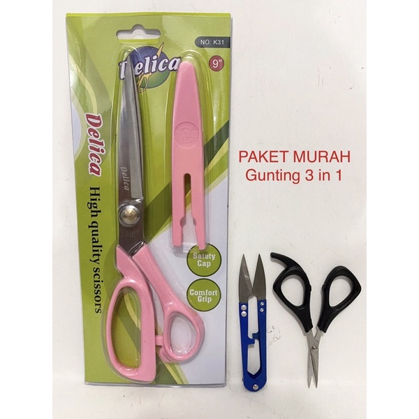 Jual PAKET MURAH GUNTING 3 IN 1 ( GUNTING PORTABLE DELICA + GUNTING ...