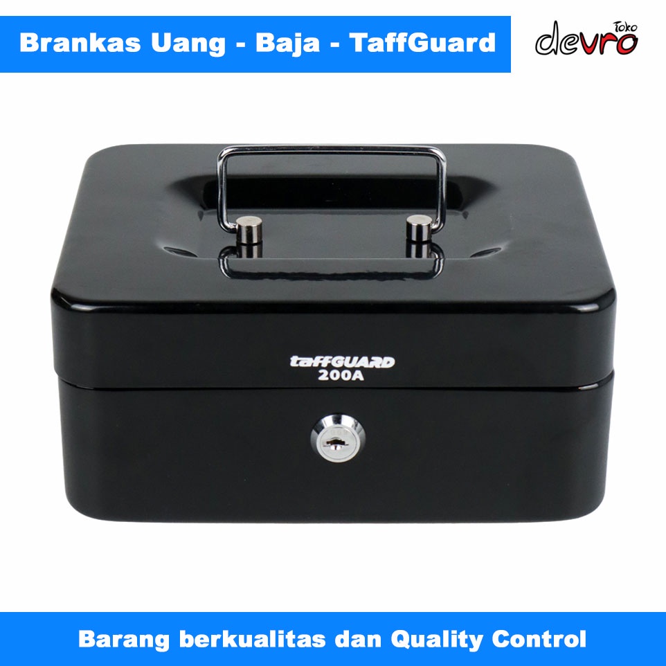 Jual Brankas Uang Bahan Baja 20x16x9cm - Brankas Mini Money Box Uang ...