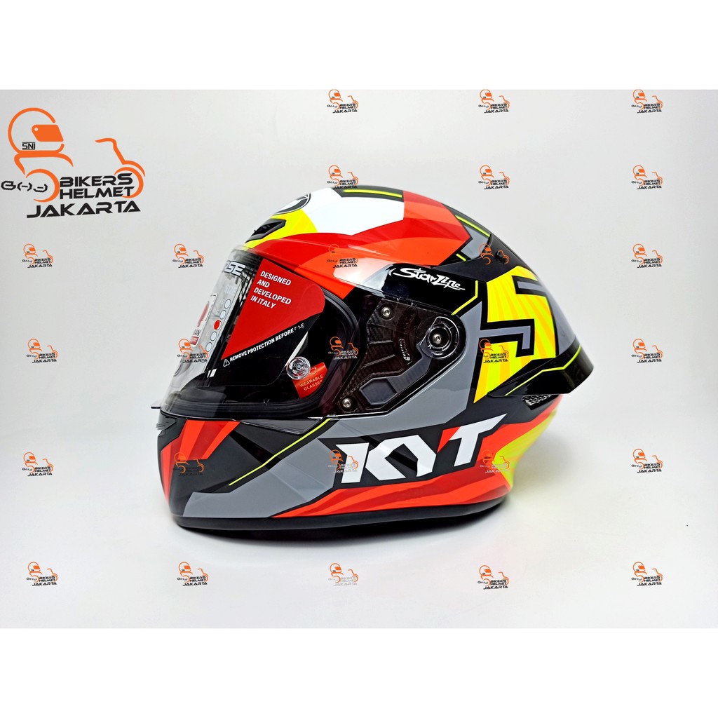 Jual HELM KYT TT COURSE FLUX JAUME MASIA 2019 FULL FACE LIMITED | Shopee Indonesia
