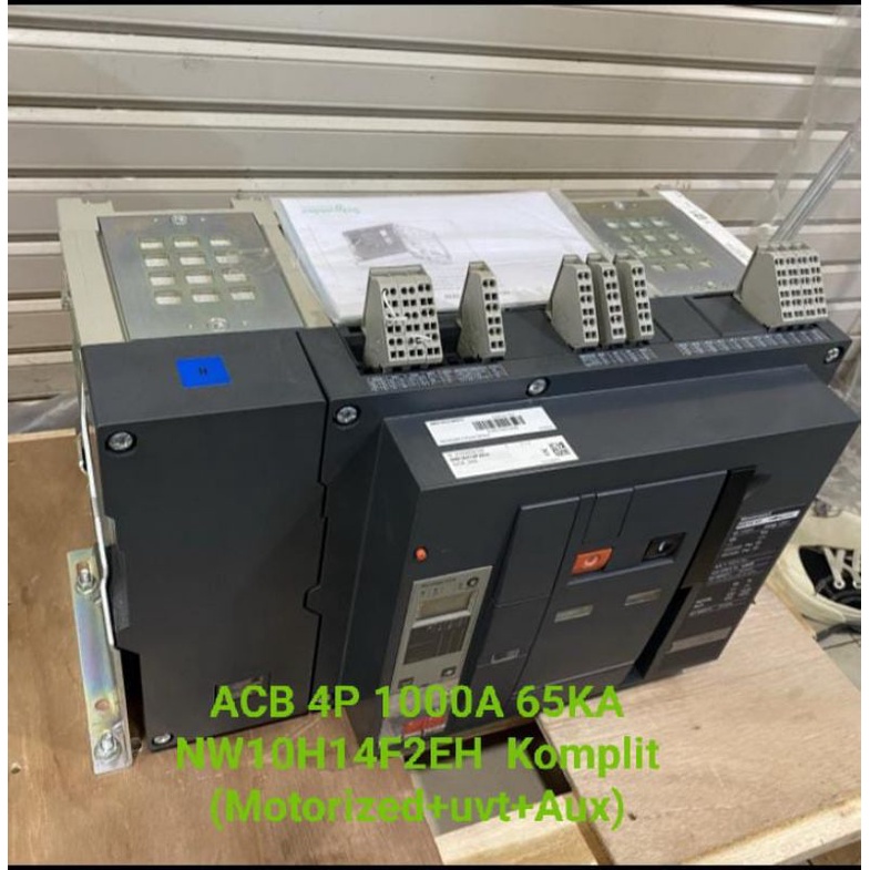 Jual ACB SCHNEIDER NW10H14F2EH 4P 1000A 65KA FIXED TIPE MOTORIZED KOMPLIT | Shopee Indonesia