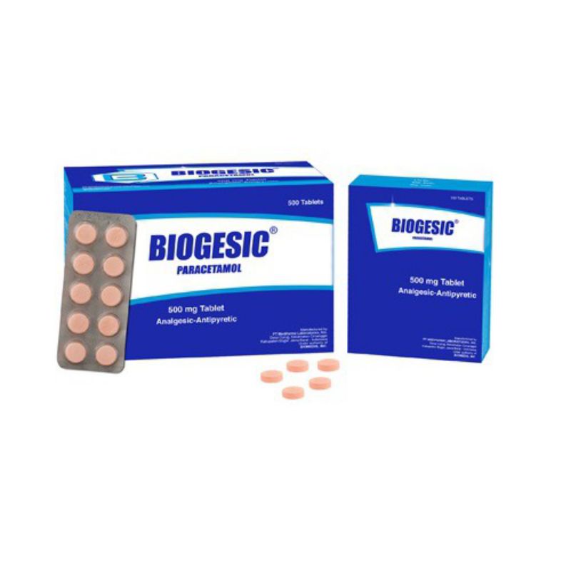 Jual BIOGESIC Paracetamol / Obat Flu, Demam, Panas - 1 Box | Shopee ...