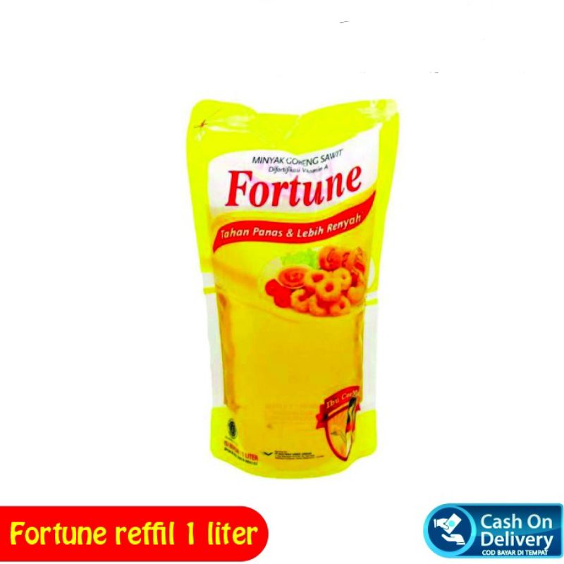 Jual Minyak Goreng Fortune Refil 1 Liter Pouch Original | Shopee Indonesia