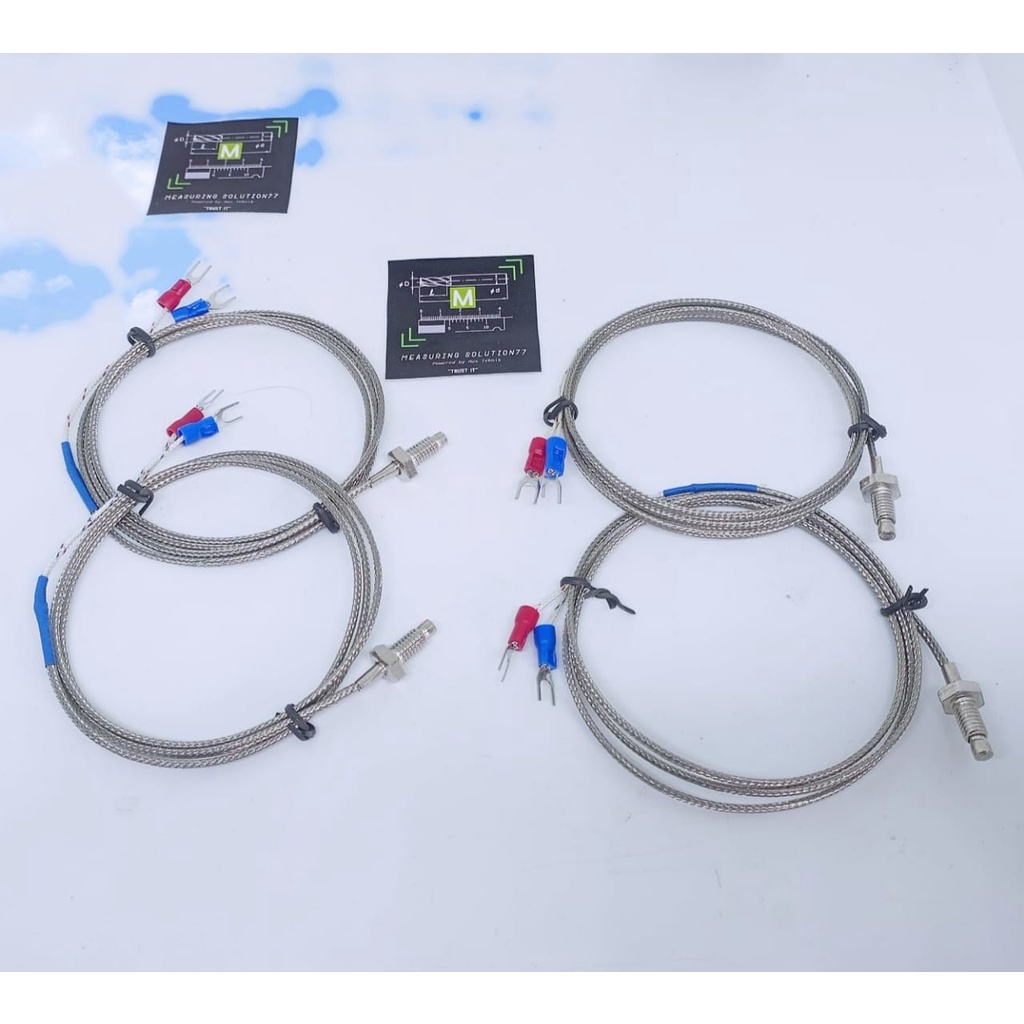 Jual thermocouple type k M6 kabel sensor thermo couple tipe K M6 ...