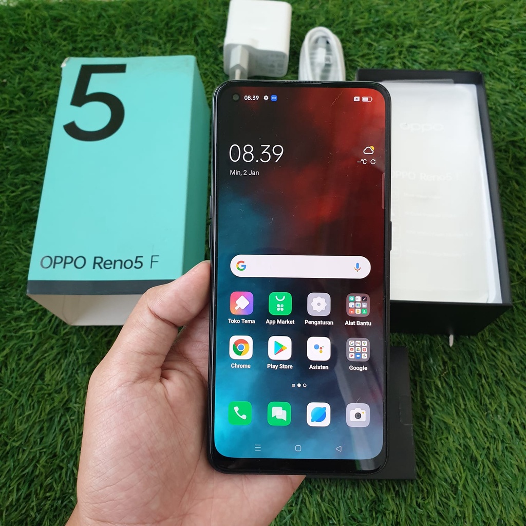 Jual OPPO RENO 5F SECOND 8/128 GB HP SECOND HANDPHONE SECOND HP SEKEN ...
