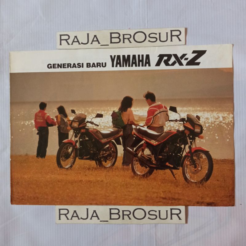 Jual Poster brosur katalog leaflet jadul lawas Yamaha RXZ/RX Z 6speed ...