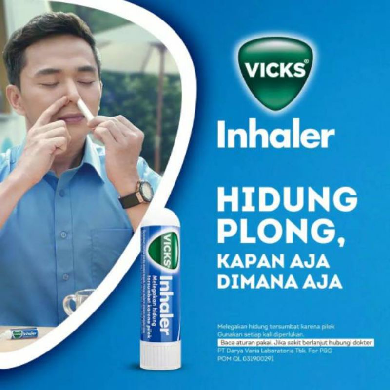 Jual Vicks inhaler melegakan hidung tersumbat karena pilek | Shopee ...