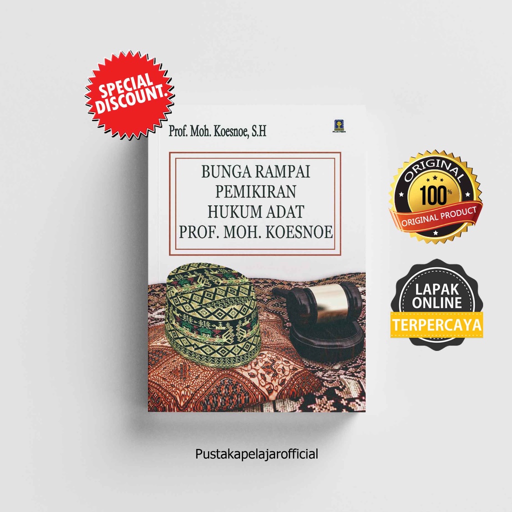 Jual BUKU ORIGINAL BUNGA RAMPAI PEMIKIRAN HUKUM ADAT - MOH. KOESNOE ...