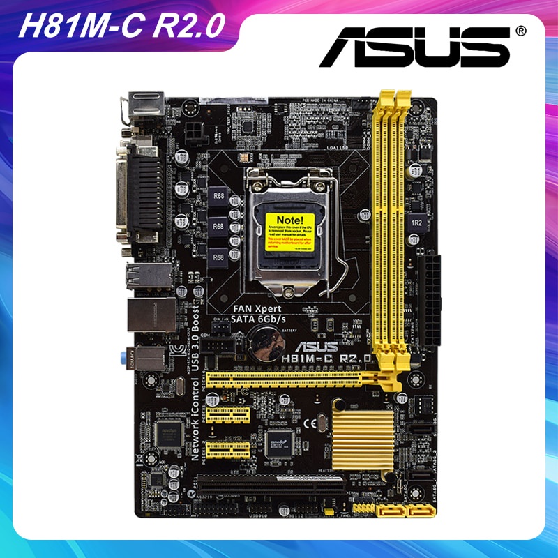 Jual PREORDER ASUS H81M-C R2.0 Motherboard 1150 Motherboard DDR3 Intel H81 Support Core i3/i5/i7 ...