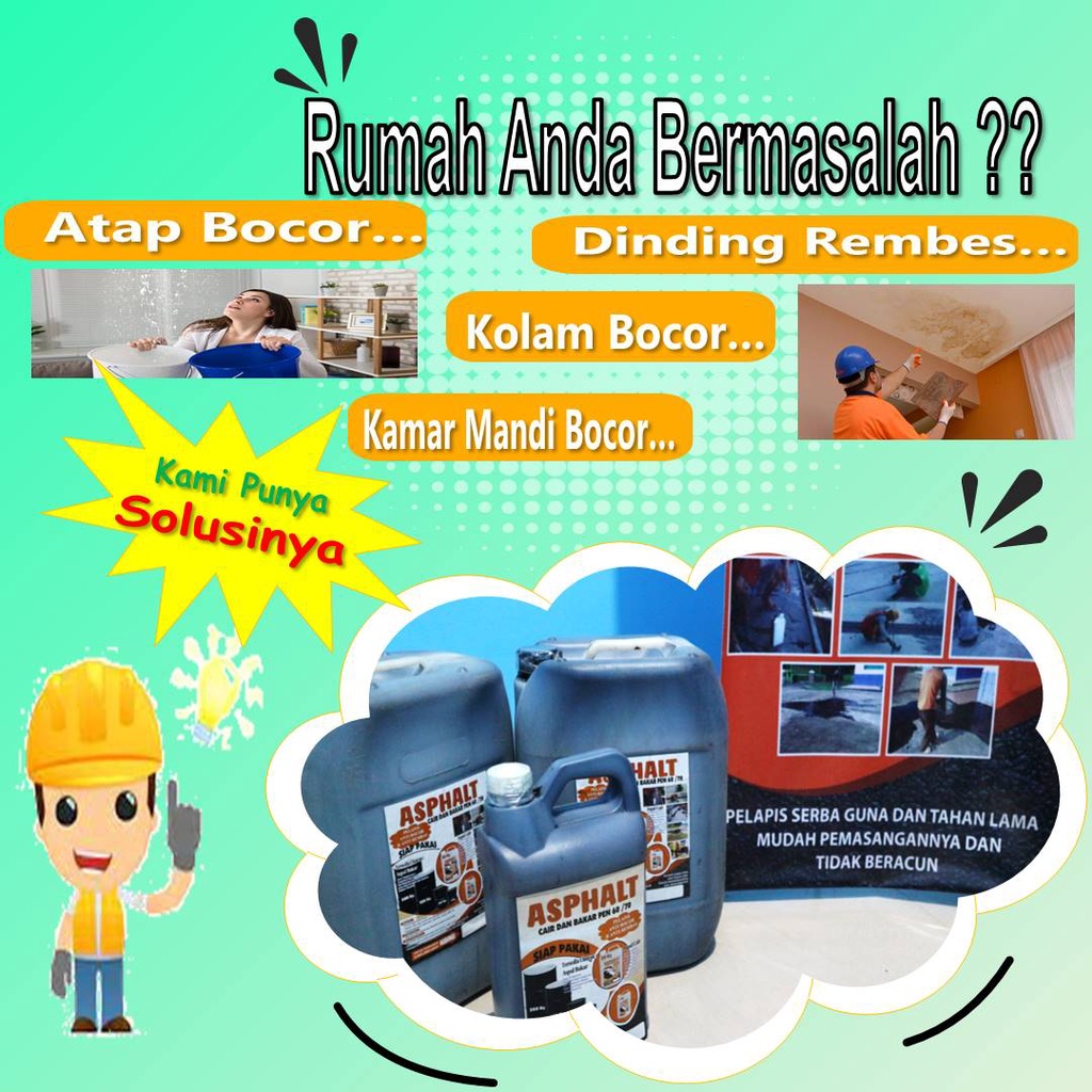 Jual Aspal Emulsi Kemasan 20L & 5L / ASPAL DINGIN/CSS | Shopee Indonesia