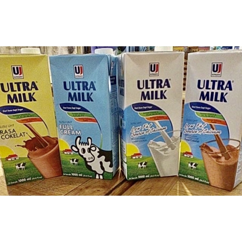 Jual UHT Ultra Milk Full Cream/Chocolate/Low Fat 1L | Shopee Indonesia
