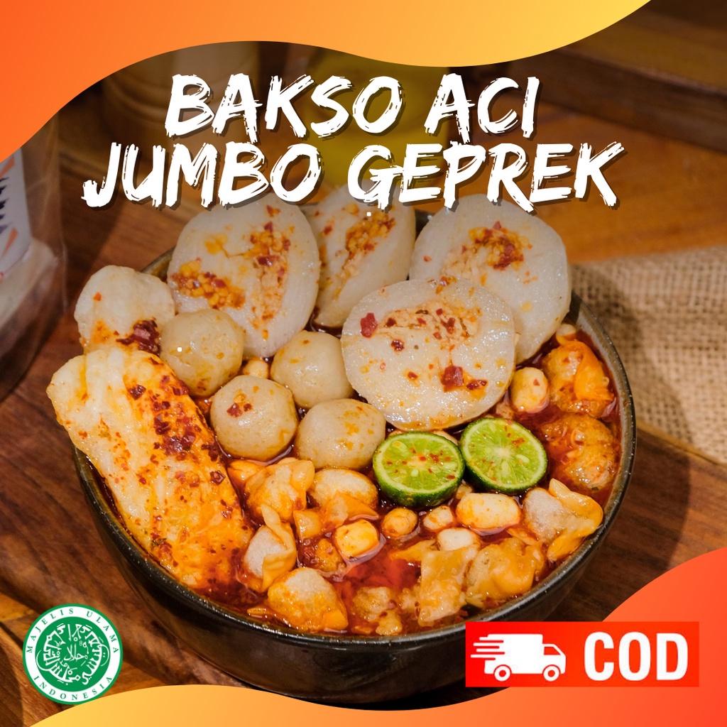 Jual Baso Aci Jumbo Geprek Komplit Termantap / Murah / Enak Pedas Gurih ...