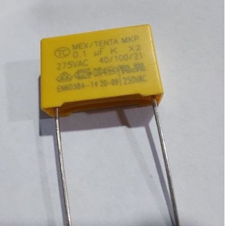 Jual KAPASITOR CAPASITOR MKP Besar 104 / 275V (1,5CM) | Shopee Indonesia