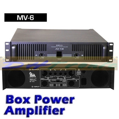 Jual Box Power Amplifier MV-6 Box BELL MV6 Box Amply Holder Box Sound ...