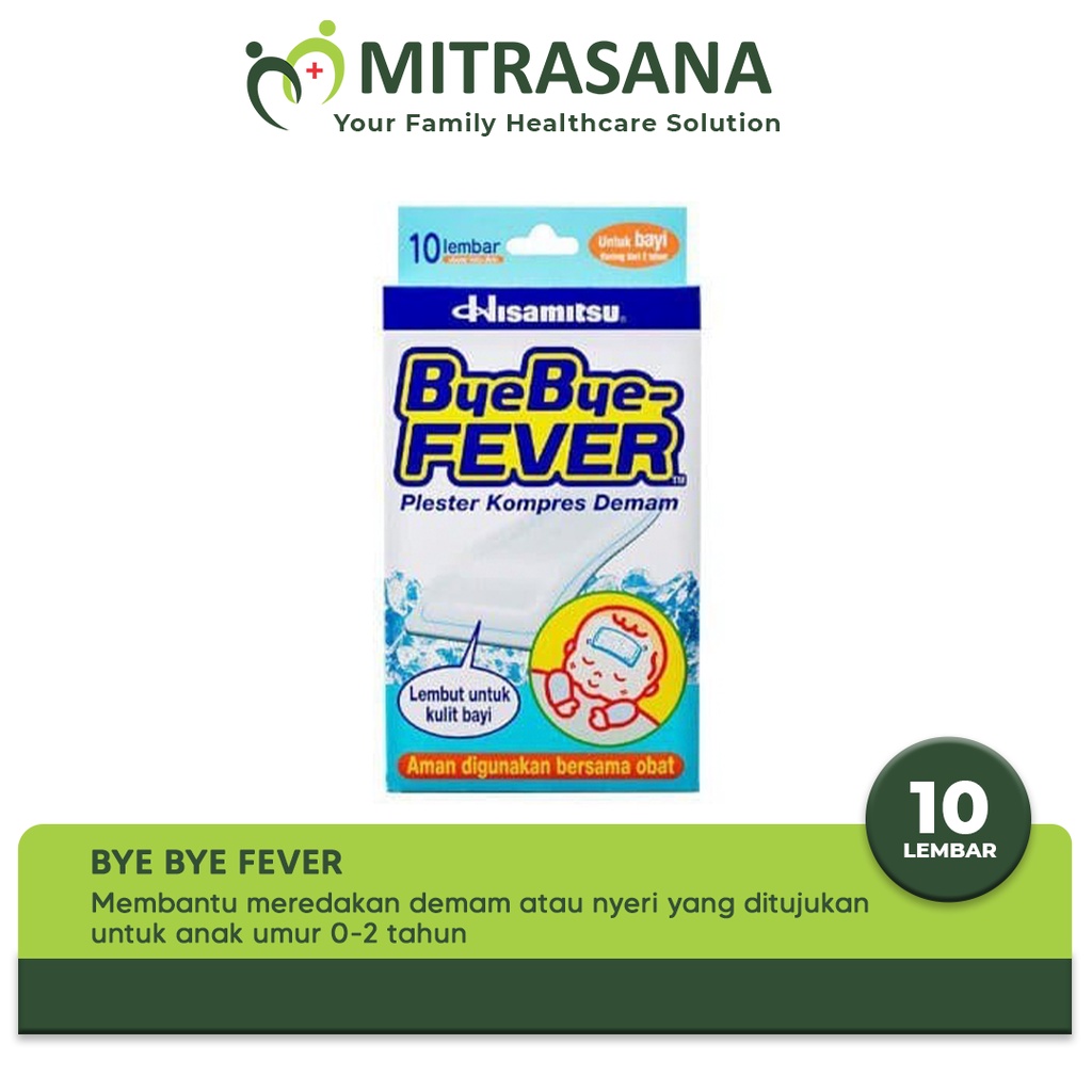 Jual Bye Bye Fever Anak 10 Lembar | Shopee Indonesia