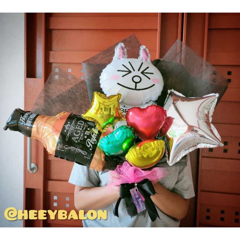 Jual handbouqet/buket bunga/buket balon/buket wisuda/buket ultah/buket ...