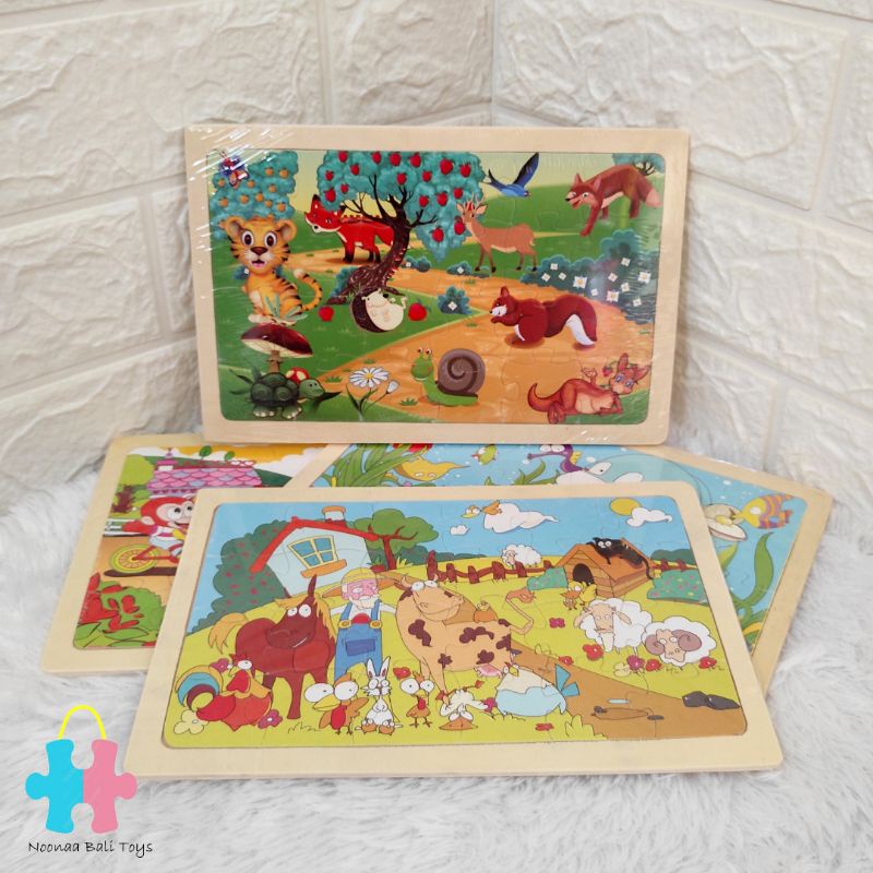 Jual Puzzle Kayu 24 pcs | Shopee Indonesia