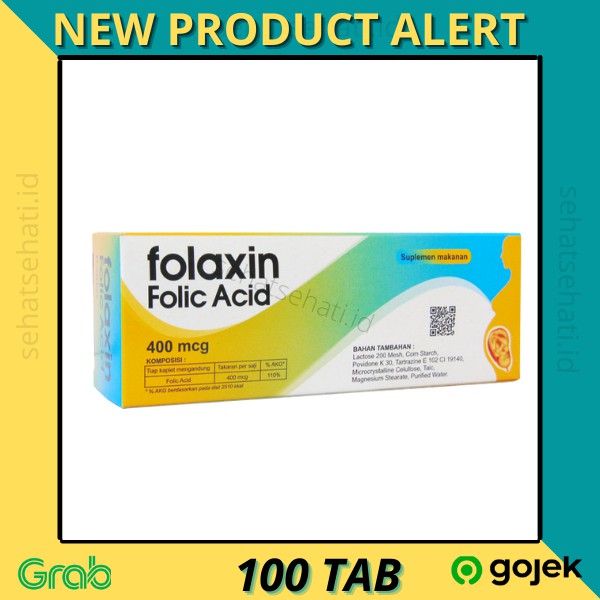 Jual Folaxin Folic Acid 400 mcg Vitamin Ibu Hamil | Shopee Indonesia