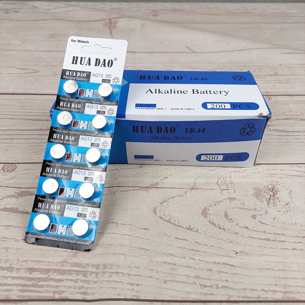 Jual Baterai Kancing Lithium AG13 LR44 L1154 357 A76 1.5V (1 PCS) | Shopee Indonesia