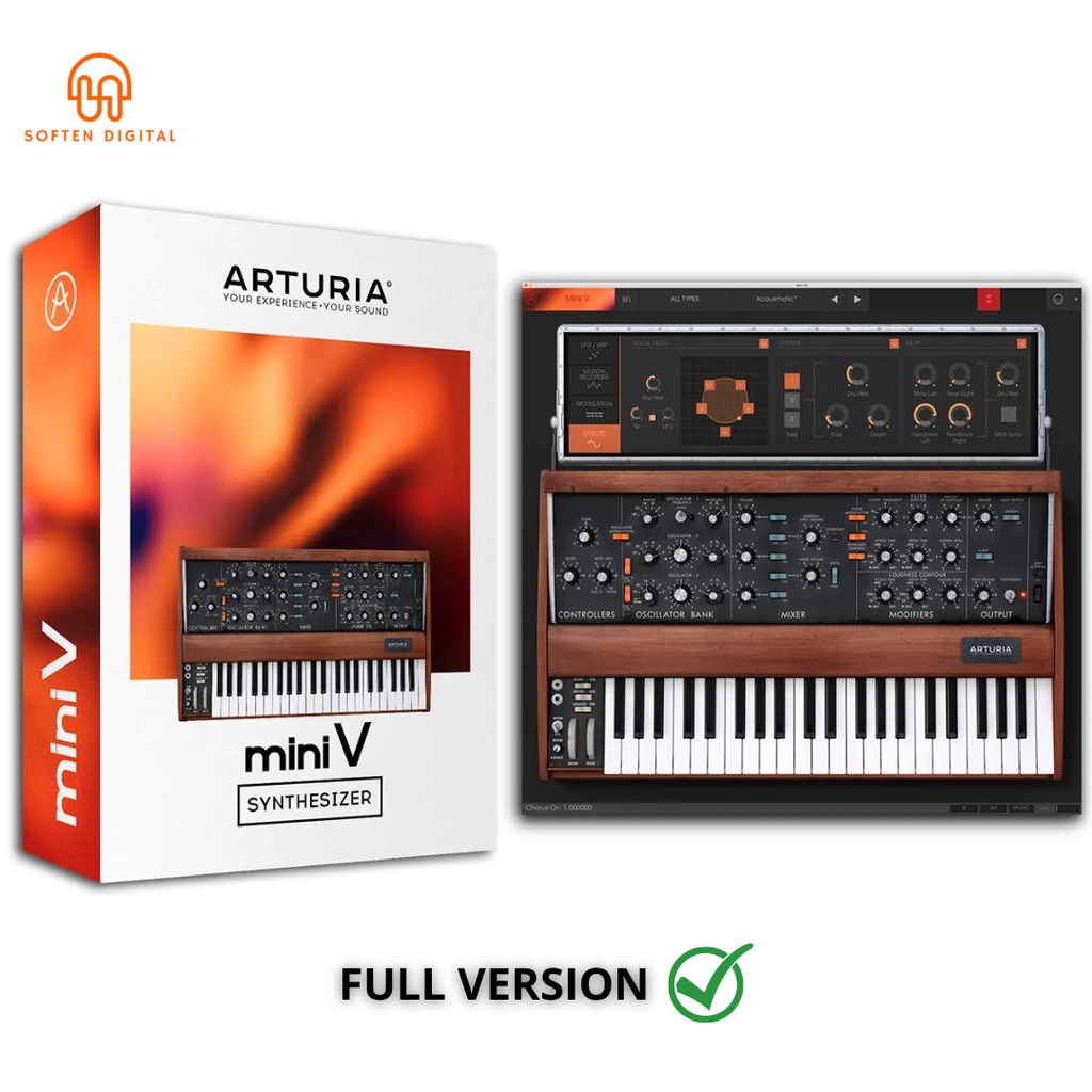Jual Arturia Mini V3 takes their spot-on software model of a legendary analog synthesizer for ...
