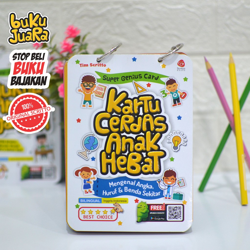 Jual SUPER GENIUS CARD : KARTU CERDAS ANAK HEBAT Buku Aktivitas ...