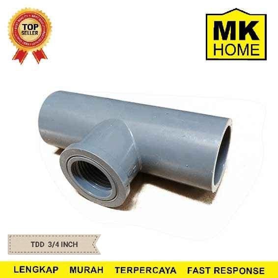 Jual Rucika Tee drat dalam 1/2" inch sambungan paralon | Shopee Indonesia