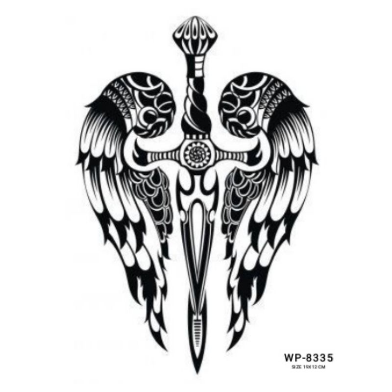 Jual TERBARU TATTO TEMPORER TEMPORARY TATTOO MOTIF SENJATA PISTOL PISAU ...