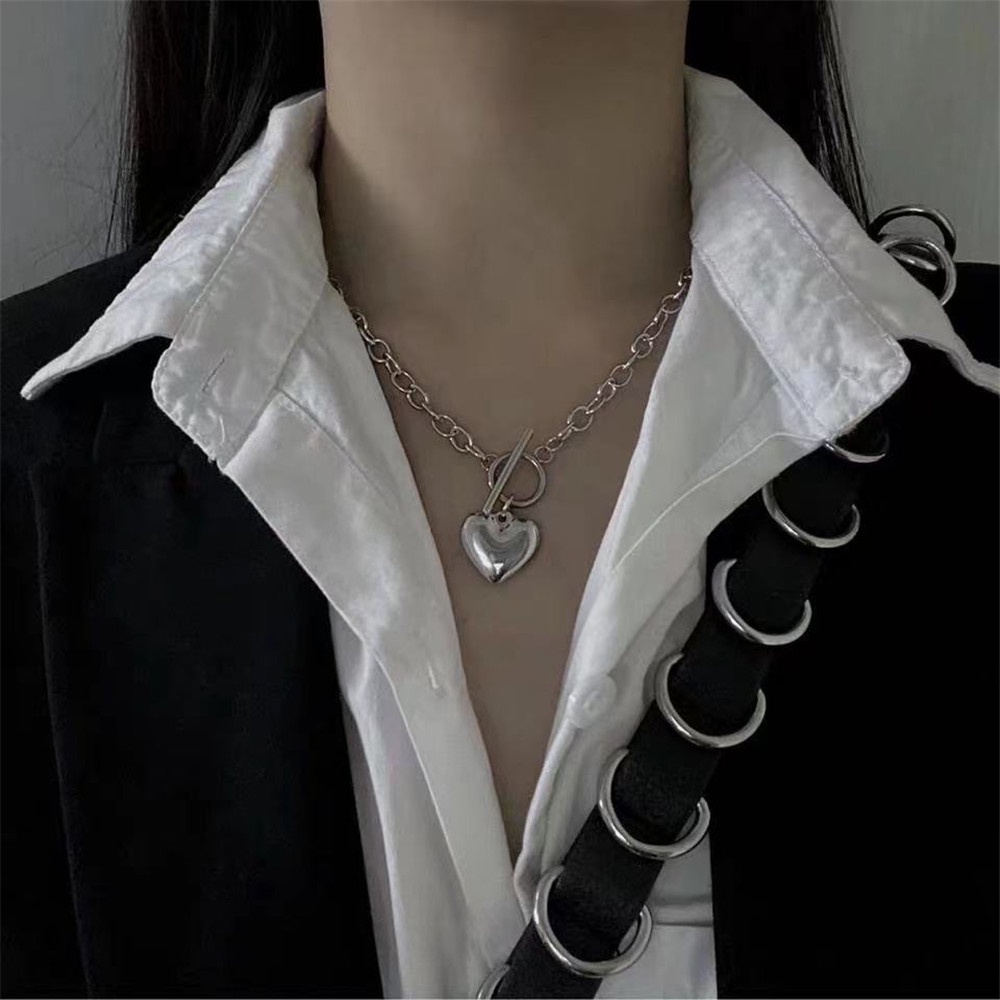 Jual Ins Eropa Dan Amerika Retro Cinta OT Gesper Kalung Gaya Logam ...