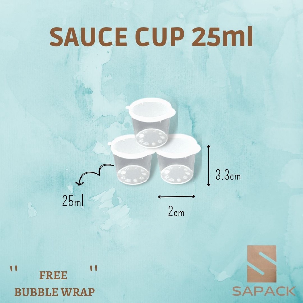 Jual THINWALL SAUCE CUP / TEMPAT SAOS SAUS SAMBAL PLASTIK CONTAINER ...