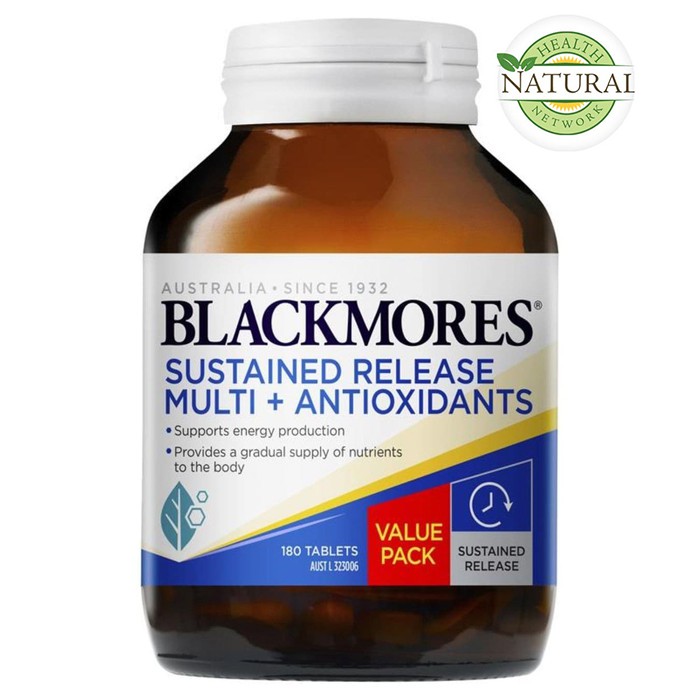 Jual blackmores sustained release multi + antioxidants 180 tablets | Shopee Indonesia