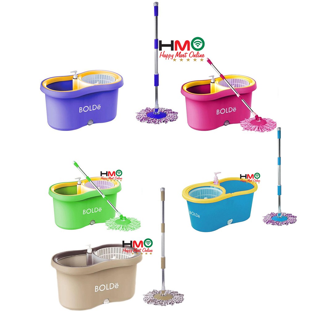 Jual Bolde Super Mop Alat Pel Putar Pembersih Lantai Spin Mop Bolde ...