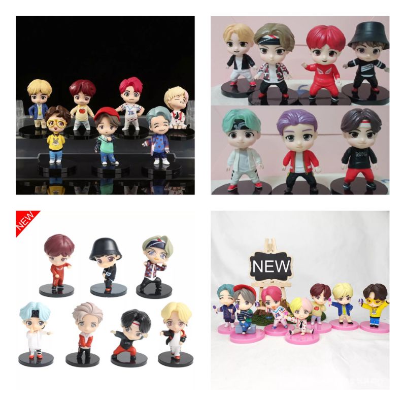 Jual BTS KPop Stars Figure set 7 Pajangan | Shopee Indonesia