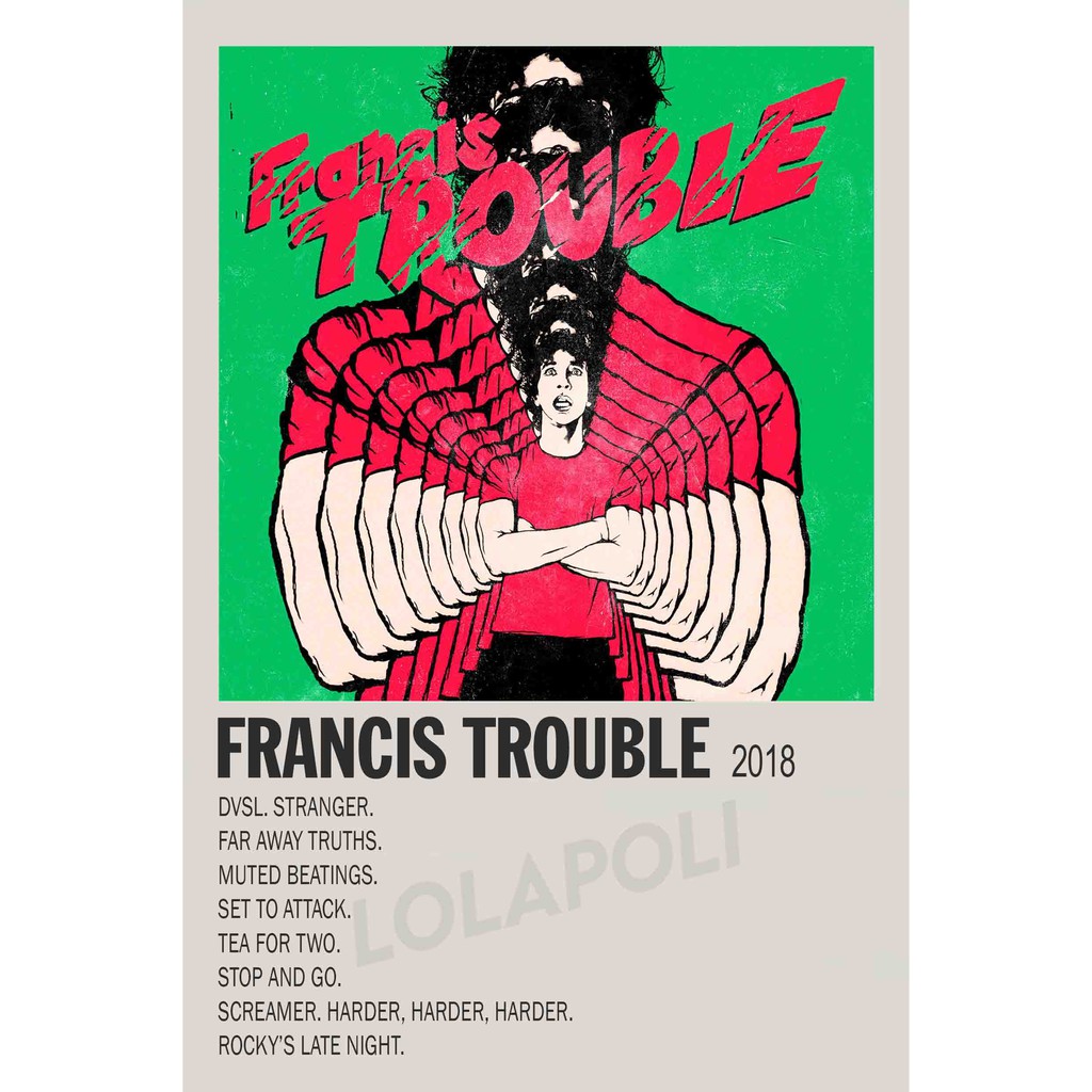 Jual Poster Cover Album Francis Trouble - Albert Hammond Jr. | Shopee ...