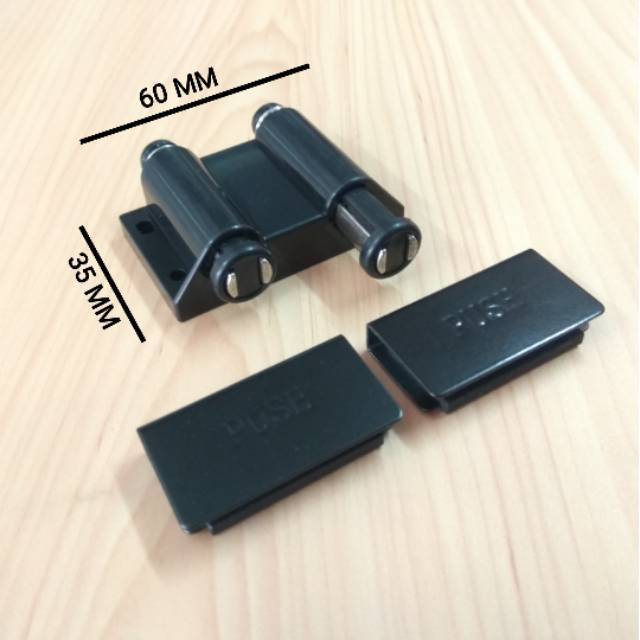 Jual Kunci Magnet Kaca Double Hitam / Push On / Push Open Black ...