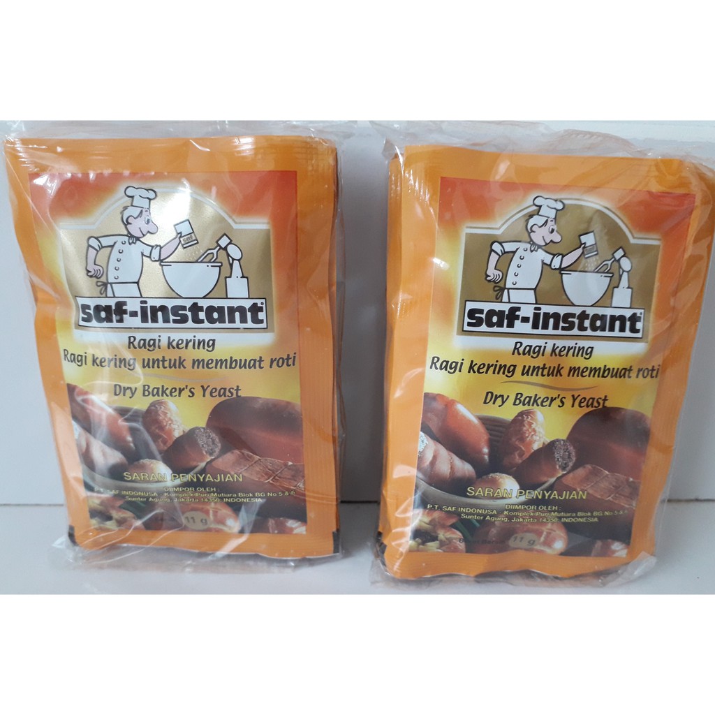 Jual Ragi/Yeast Saf Instant Sachet 11 gram ( 4 sachet @ 11 gram ...