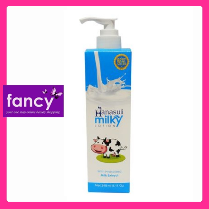 Jual Hanasui Milky Body Lotion 240 ml BPOM | Shopee Indonesia