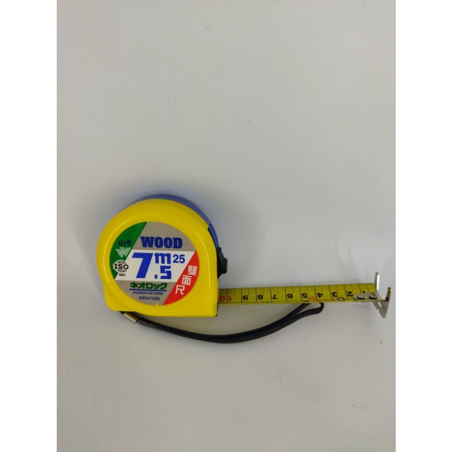 Jual Wood Rol Meter 7.5M x 25MM - Hongsui - Roll Meteran 7.5 Meter ...