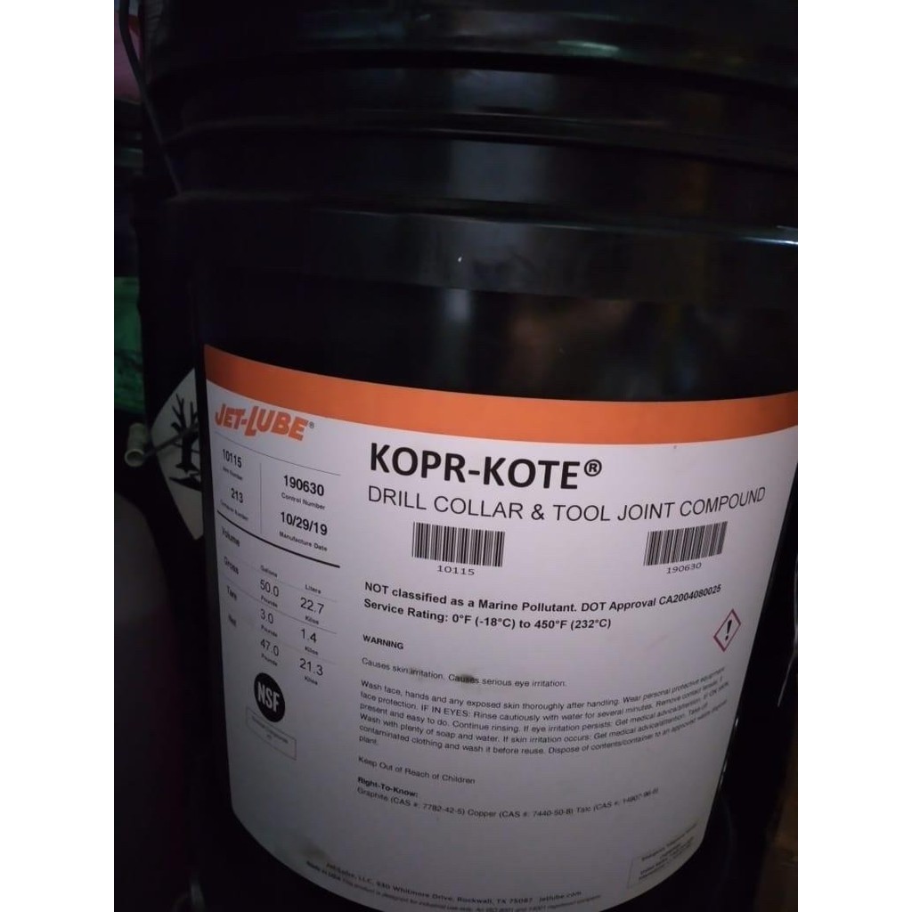 Jual Jet-Lube Kopr-Kote Drill Collar & Tool Joint Compound 10115 ...