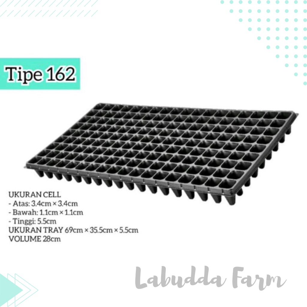 Jual Paket 10 Biji Tray Microgreen Seedling Tray Tanaman Pottray Uk 162 ...