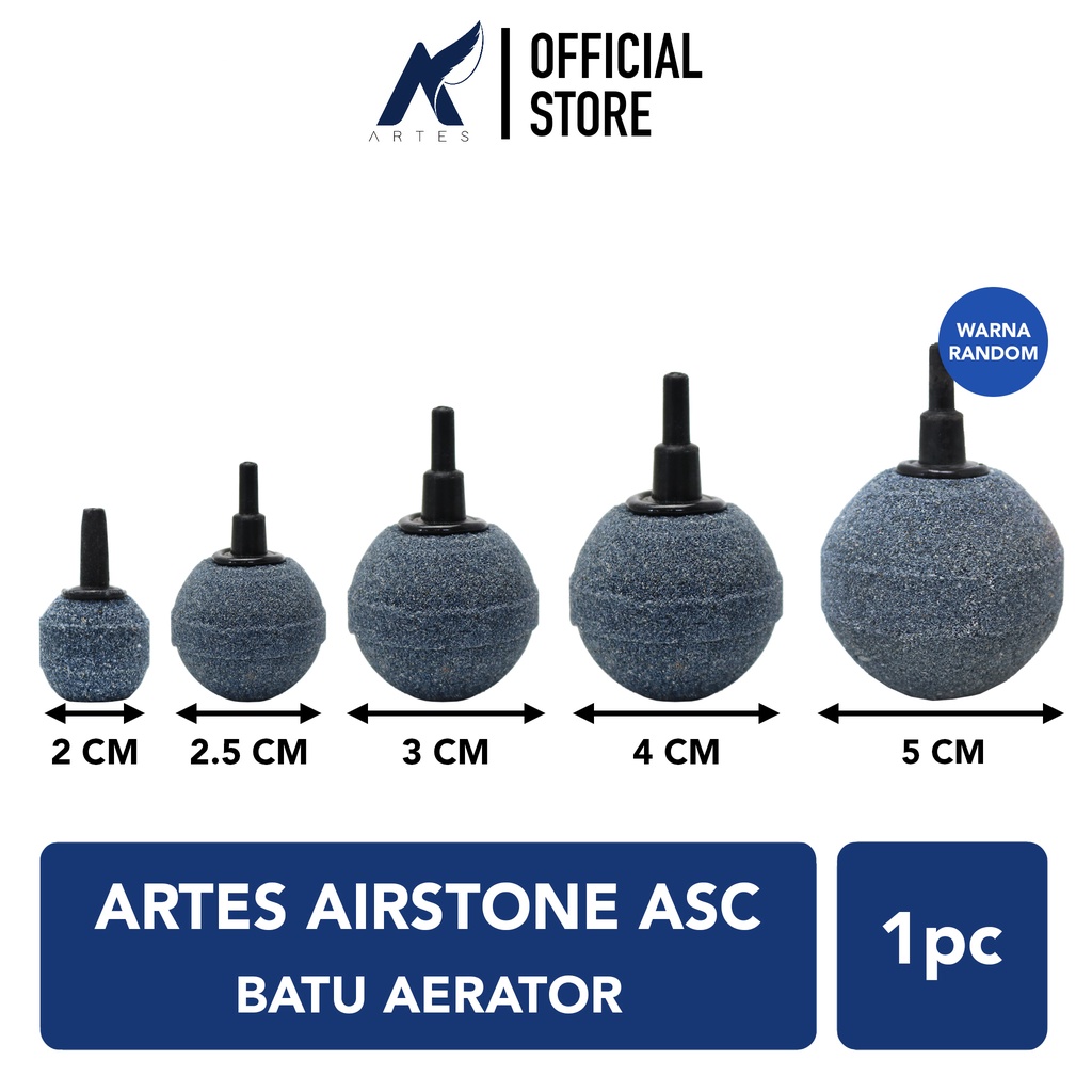 Jual ARTES BATU AERATOR BULAT Airstone Gelembung Udara-Aerasi-Oksigen ...