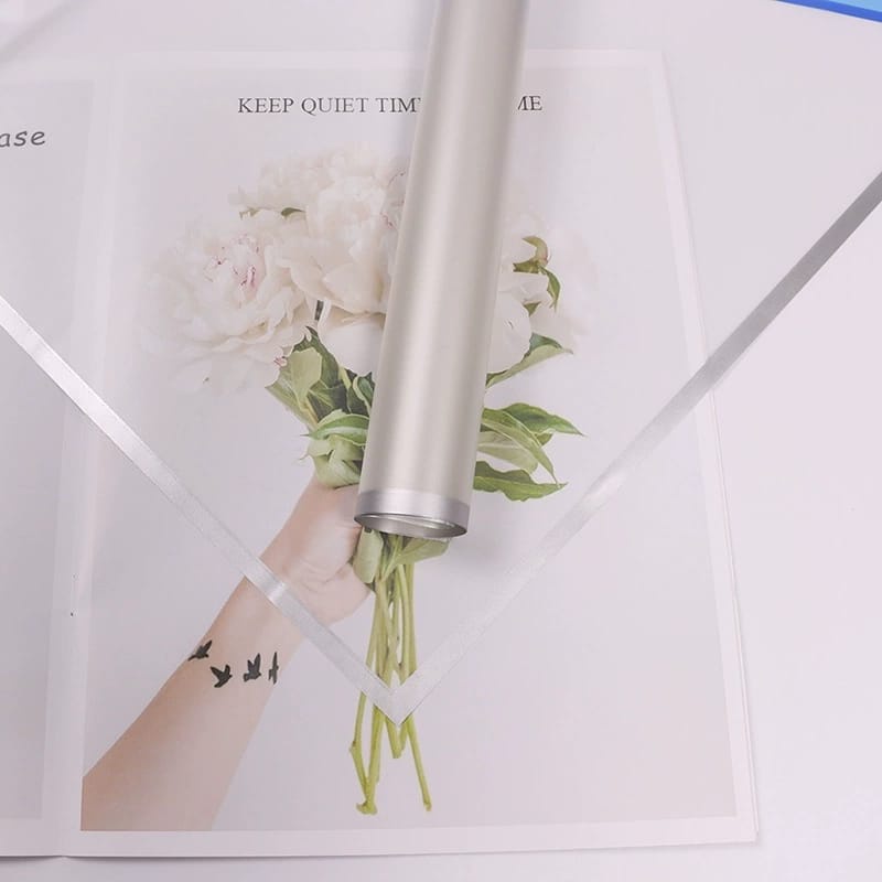 Jual [READY] Kertas Buket Bunga List Gold Flower Wrapping Cellophane ...